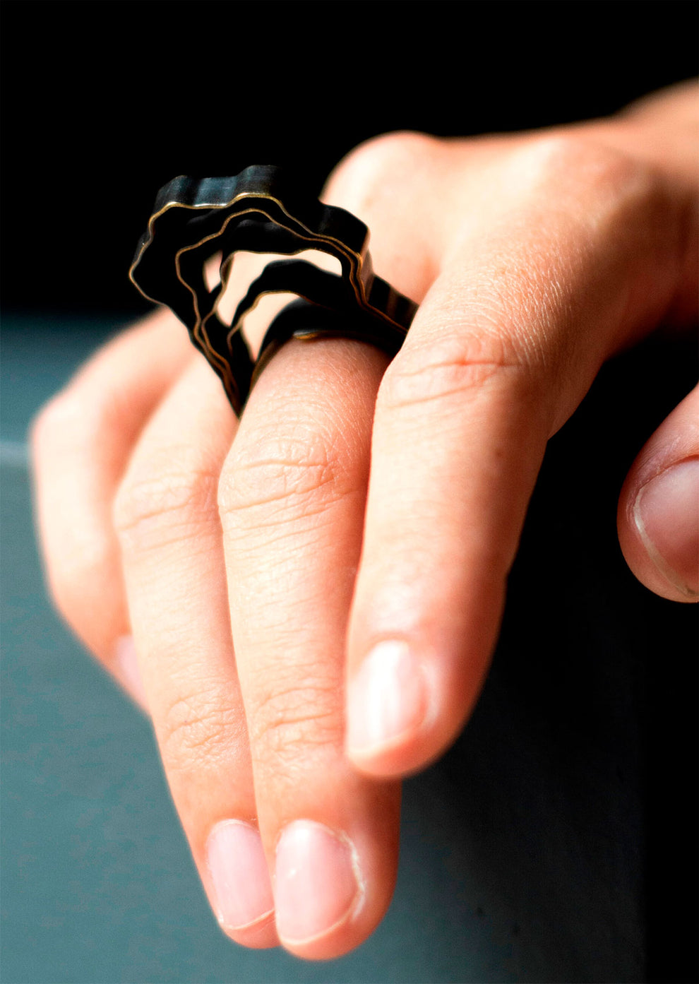 Anel Bosque Bronze Oxidado – TOM